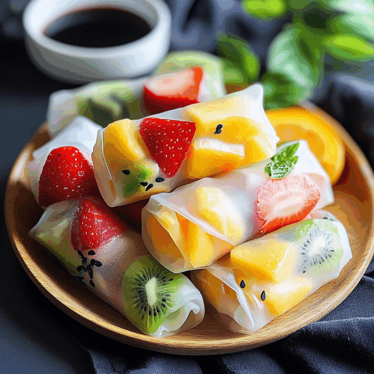 Tropical Fruit Spring Rolls – PHUIIS BLOG